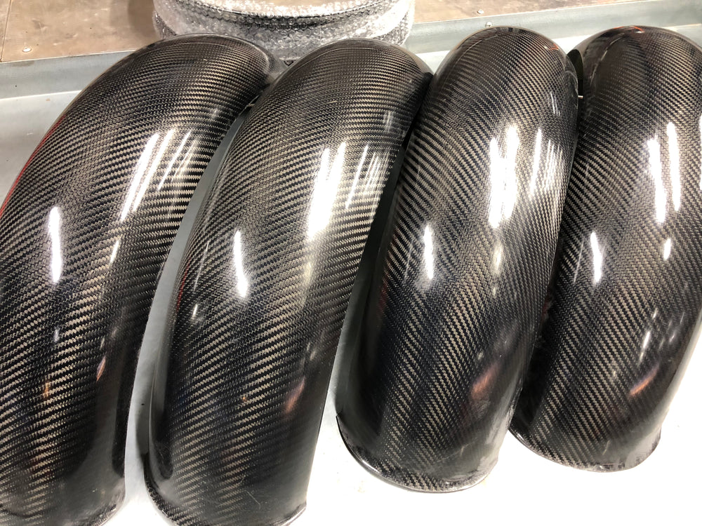 Made in the USA Motorcylce ice racing fender kits Carbon fiber plastic ...